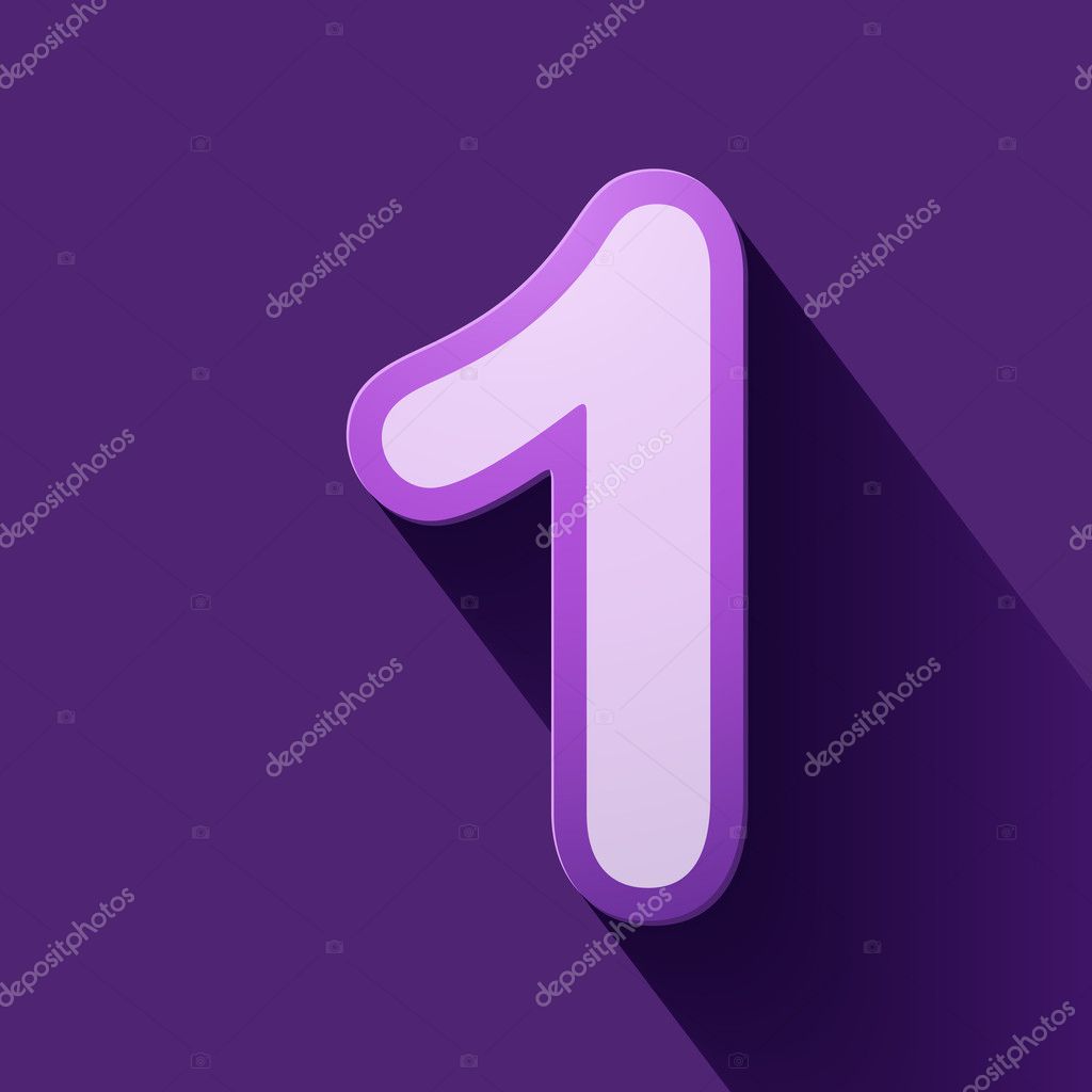 Number one Stock Vector by ©Chorniy10 44430379