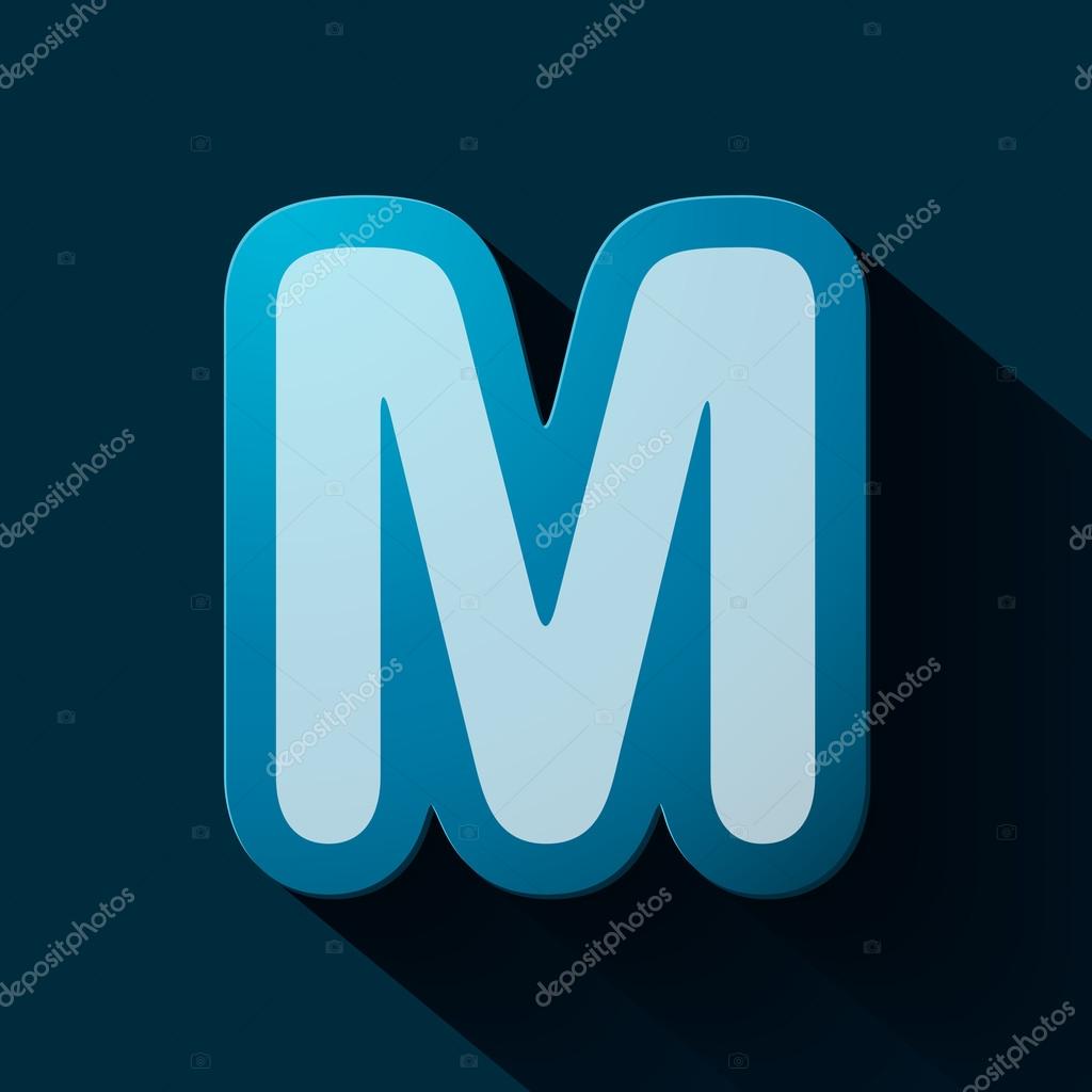 Letra M Vector de stock por ©Chorniy10 44432347