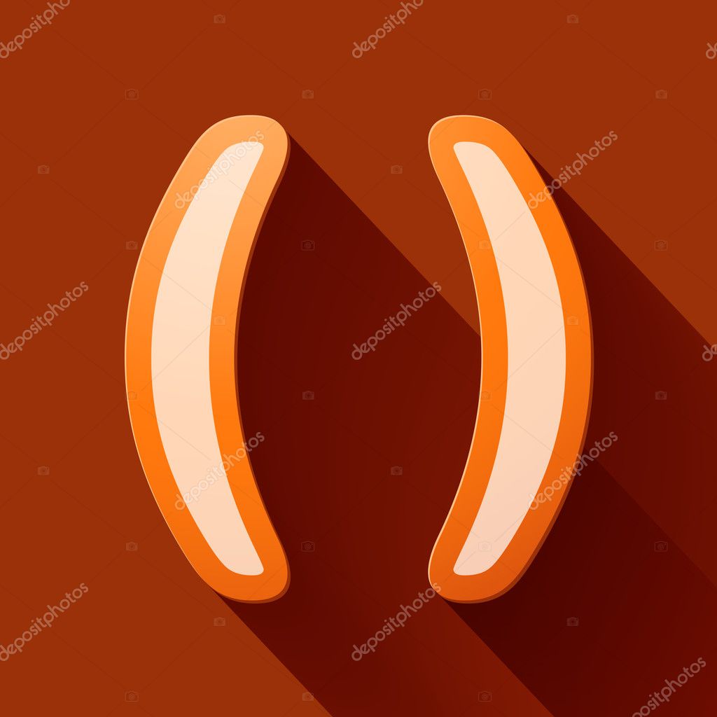 Símbolo de paréntesis Stock Vector by ©Chorniy10 44434253