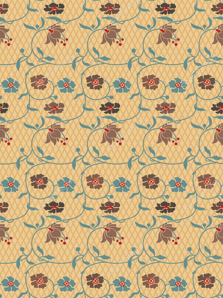 Japanese seamless pattern background Stock Vector Image by ©Epifantsev ...