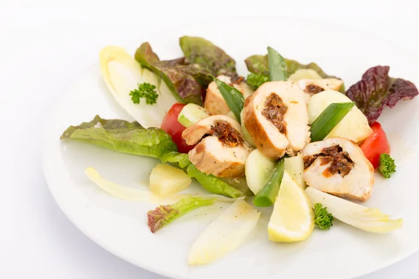 Sallad med kyckling Stock Photos, Royalty Free Sallad med kyckling ...