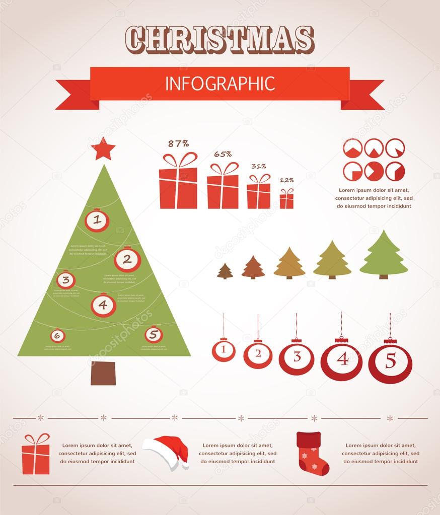 Infographic Christmas Template