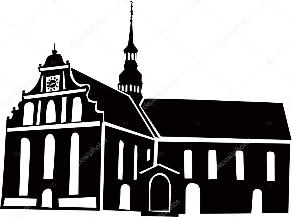 Nordic church Stock Vector Image by ©vabadov #27940243