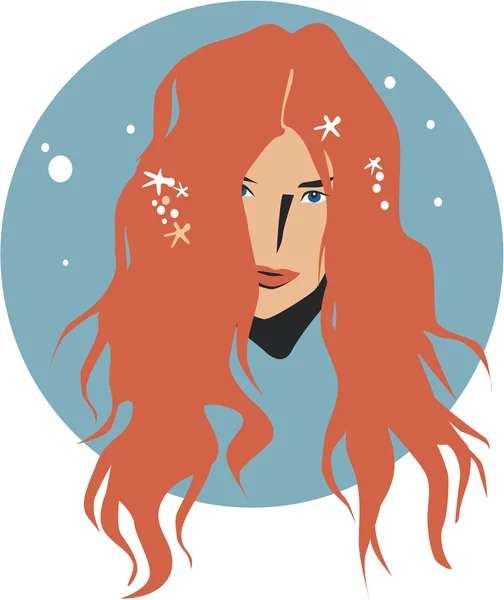 Curly red hair Vector Art Stock Images | Depositphotos