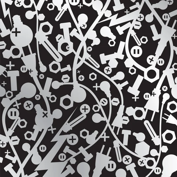 Energy texture, vector industry background, electricity collage, vector ...