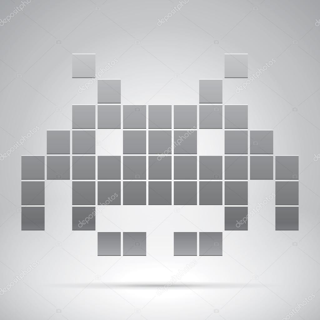 Space invader, vector design Stock Vector Image by ©panimoni #38921819
