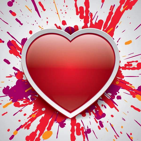 Love bomb, color explosion, vector bang, bright spray pink and blue ...