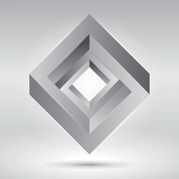 RBG Impossible figure, vector rhombus, abstract vector objects Stock Vector Image by ©panimoni ...