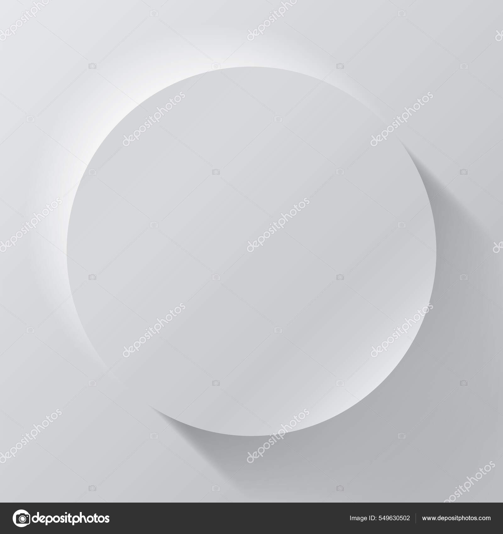 Flat Gray Circle Light Background Vector Object Stock Vector Image by ...