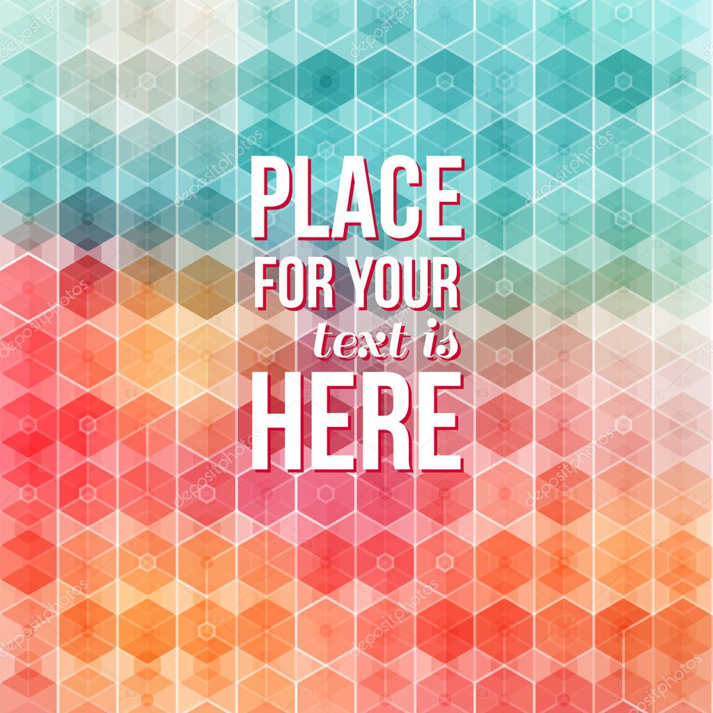 Nice and colored geometric pattern. Stock Vector Image by ...