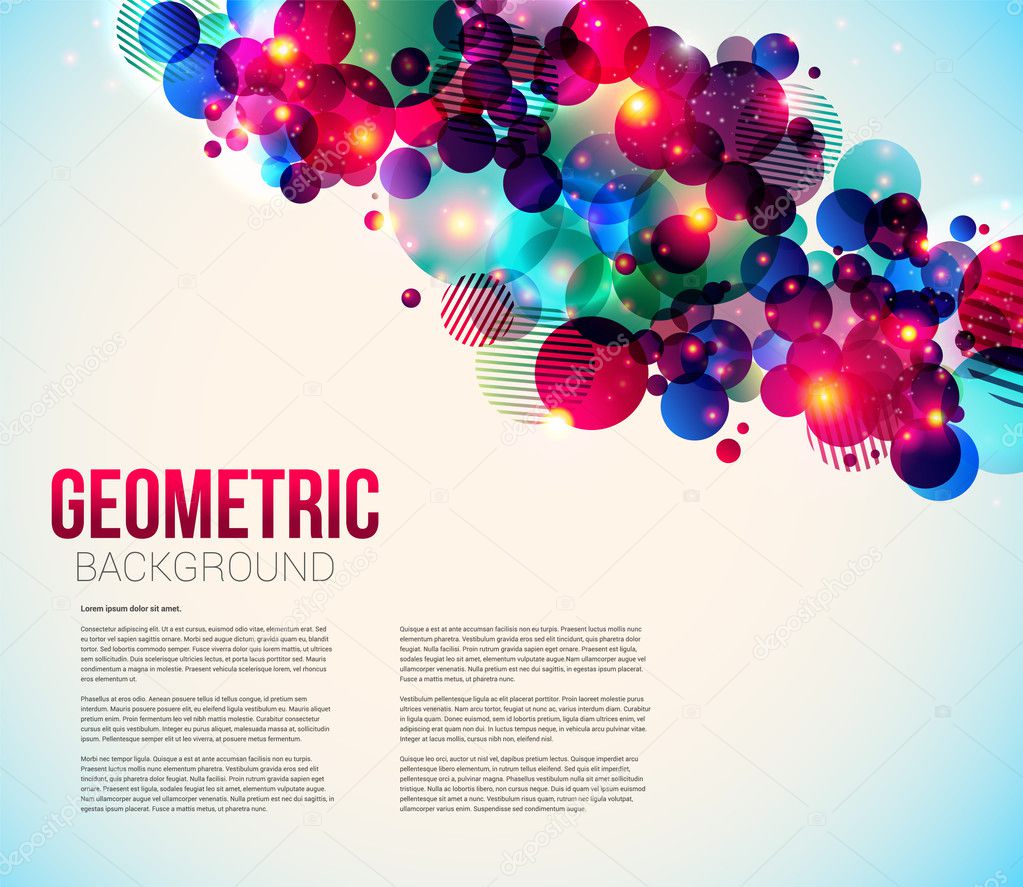 Stylish poster on a contrast shiny background. Stock Vector Image by ...