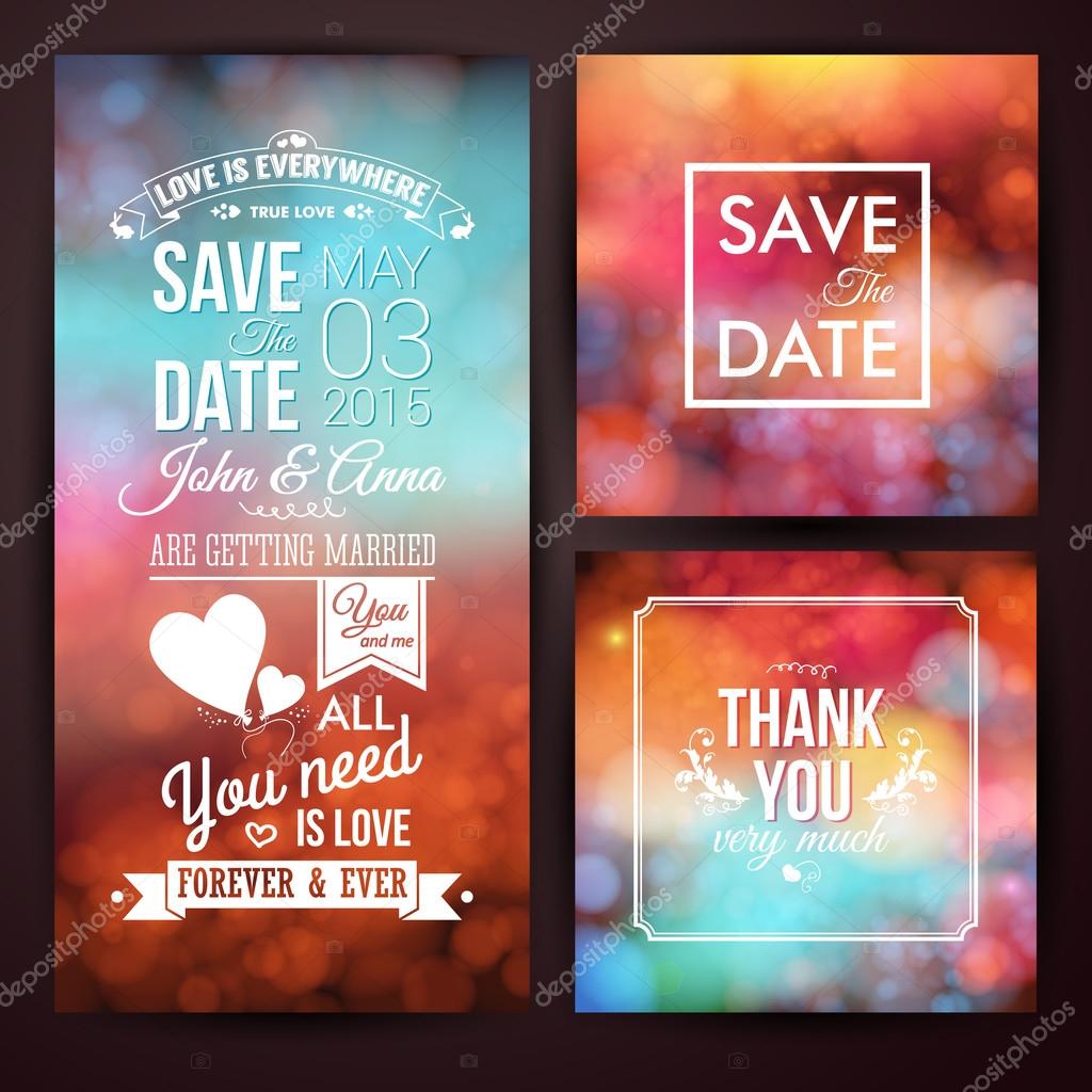 Wedding invitation — Stock Vector © alevtinakarro #48636585