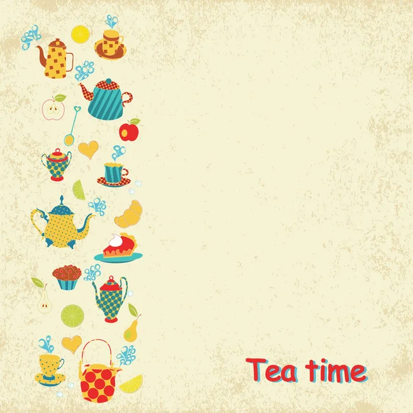 Vintage tea time background Stock Photos, Royalty Free Vintage tea time ...