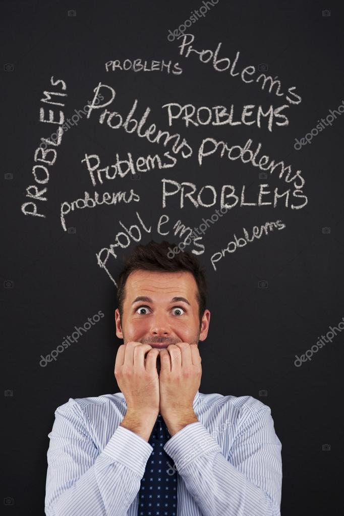 Serious problems at work — Stock Photo © gpointstudio #26672491