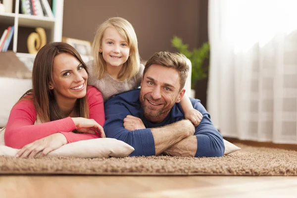Family on carpet - Stock Image - Everypixel