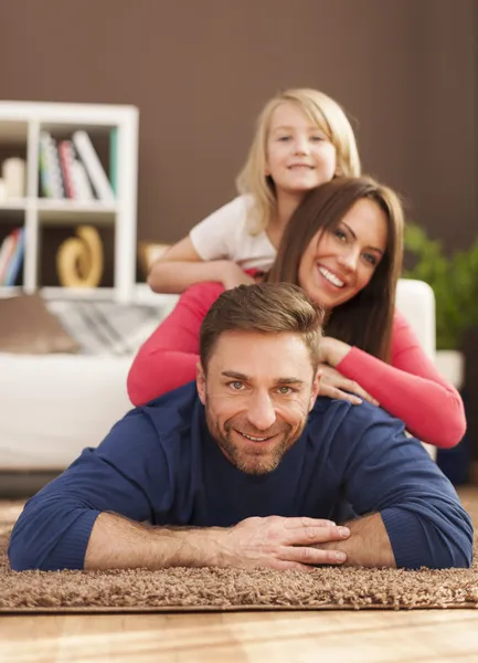 Family on carpet - Stock Image - Everypixel