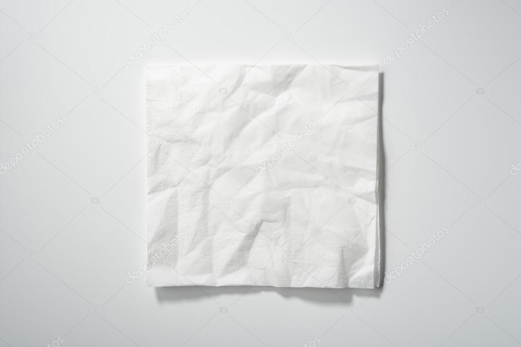 Crumpled paper napkin — Stock Photo © Imstock #49191869