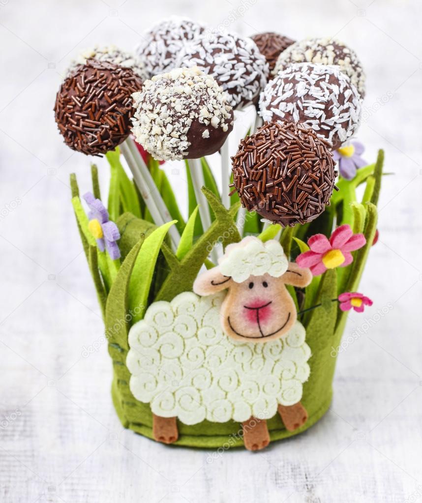 Lamb Cake Pops