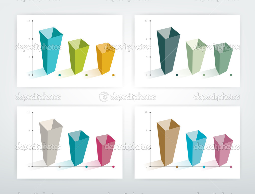 Sample chart for infographics. Stock Illustration by ©Kubko #35279267