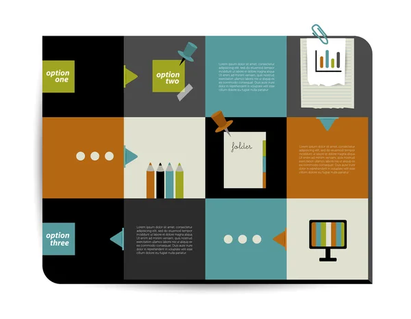Exclusive business flat graph.Trend chart can be used for info graphics ...