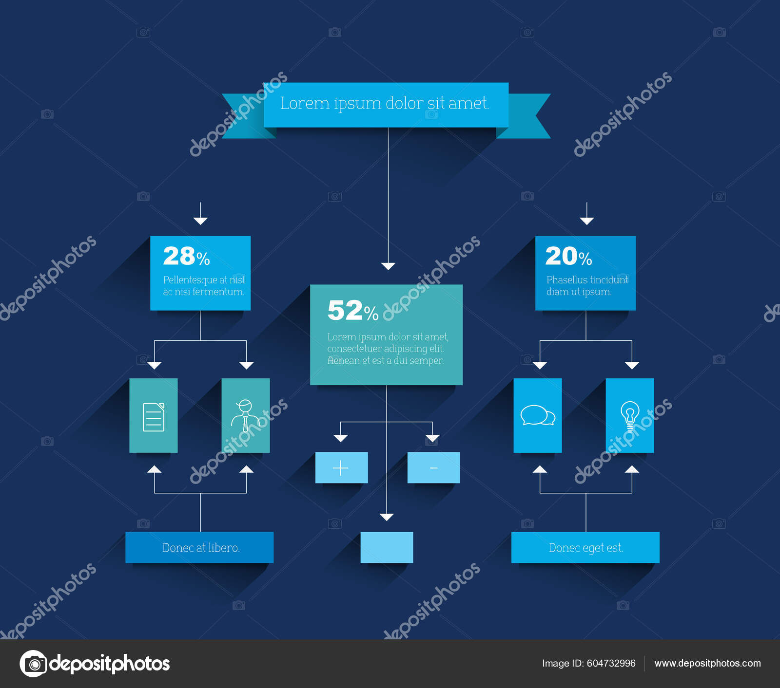 Grafik Bunga Skema Infografis Diagram Alur Kerja Vektor Stok oleh ...
