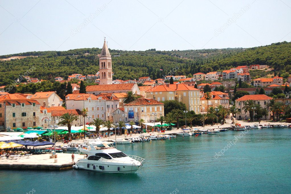Supetar on Brac island, Croatia — Stock Photo © DarioSz #22763068