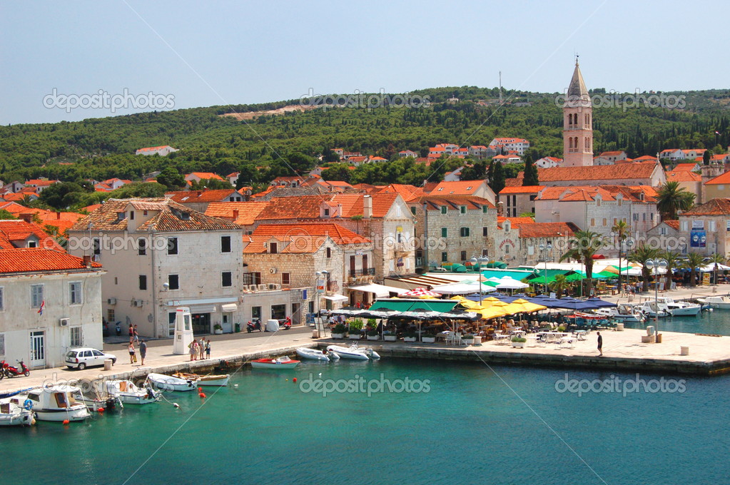 Supetar on Brac island, Croatia — Stock Photo © DarioSz #22763076