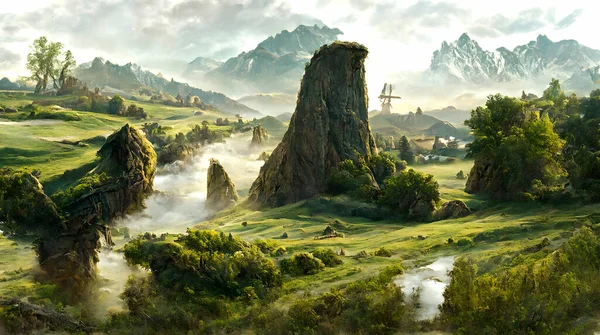 Middle Earth Scenery