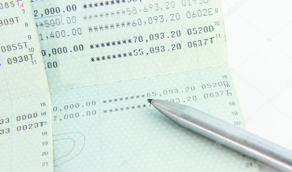 Account Passbook with a pen isolate Stock Photo by ©Bunwit 32654487