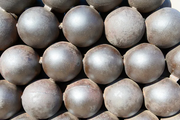Old cannon-balls Stock Photo by ©MikeBraune 34351643