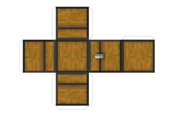 Minecraft Furnace Papercraft