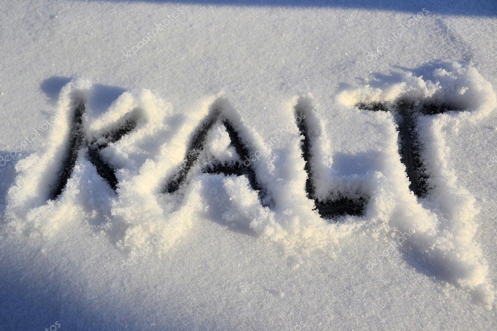 Writing in the snow — Stock Photo © heiko119 #22195559