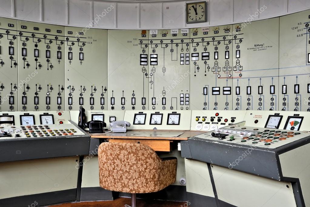 Control center of a disused factory — Stock Photo © heiko119 #24552599
