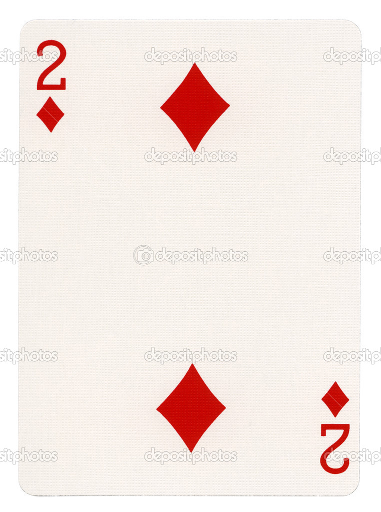 Playing Card - Two of Diamonds — Stock Photo © eldadcarin #22388803