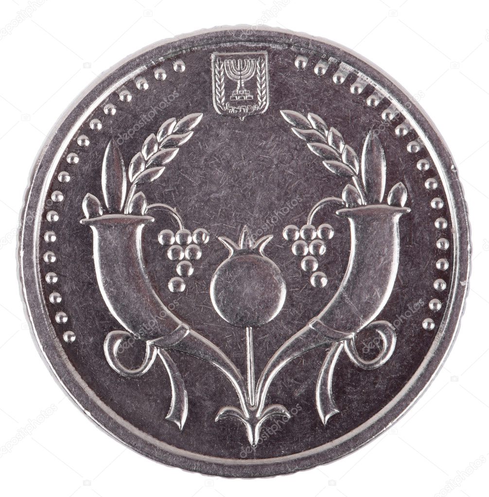 Isolated 2 Shekels - Heads Frontal — Stock Photo © eldadcarin #22404061