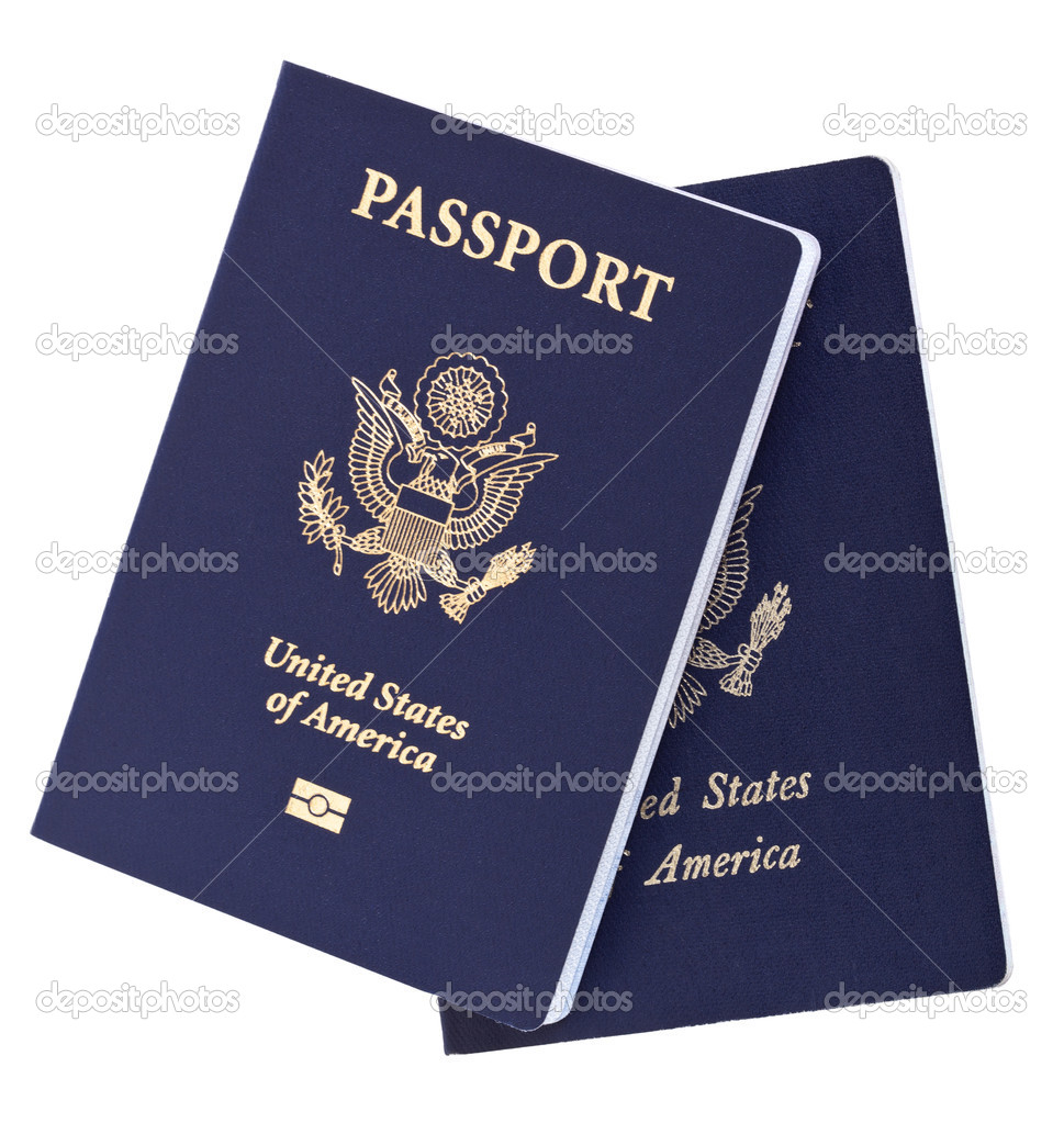 Isolated American Passports — Stock Photo © eldadcarin #22413701