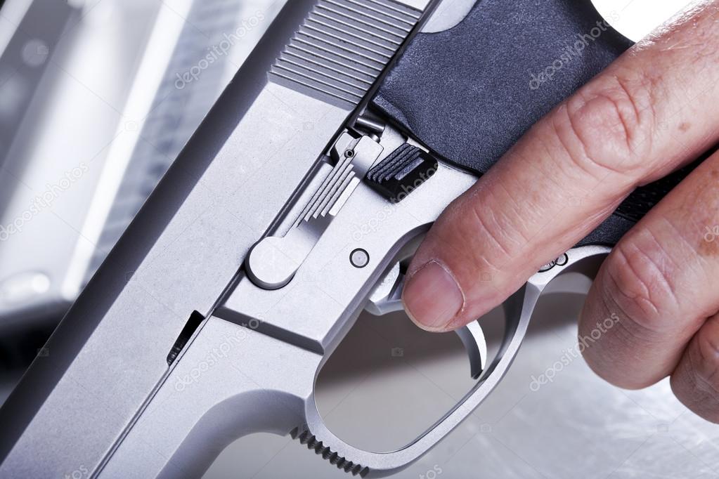 Computer Trigger Finger — Stock Photo © eldadcarin #22441861