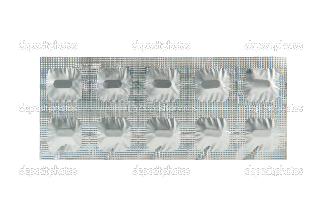 Long shape tablet in aluminum foil strip Stock Photo by ©khuntapoldep ...