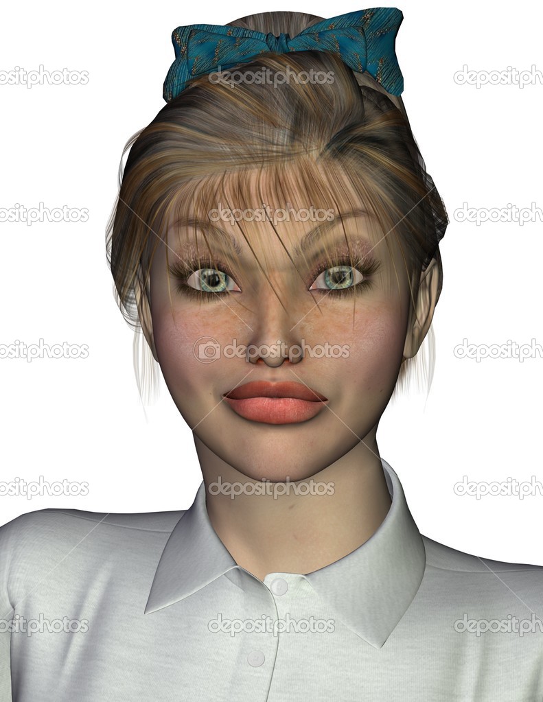 Character Sally: Expression Intense — Stock Photo © AaronR325 #22609101