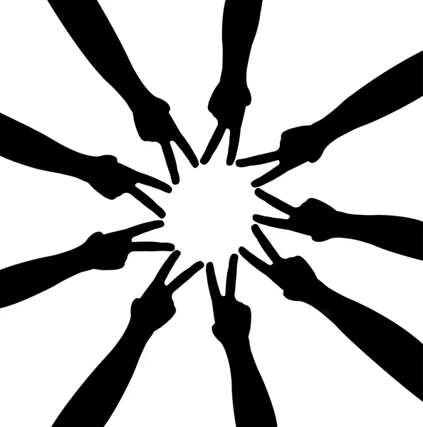 Personas unidas imágenes de stock de arte vectorial | Depositphotos