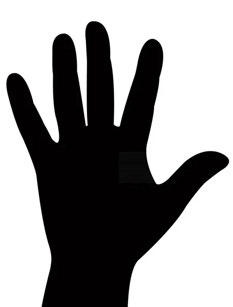 Hand silhouette Vector Art Stock Images | Depositphotos