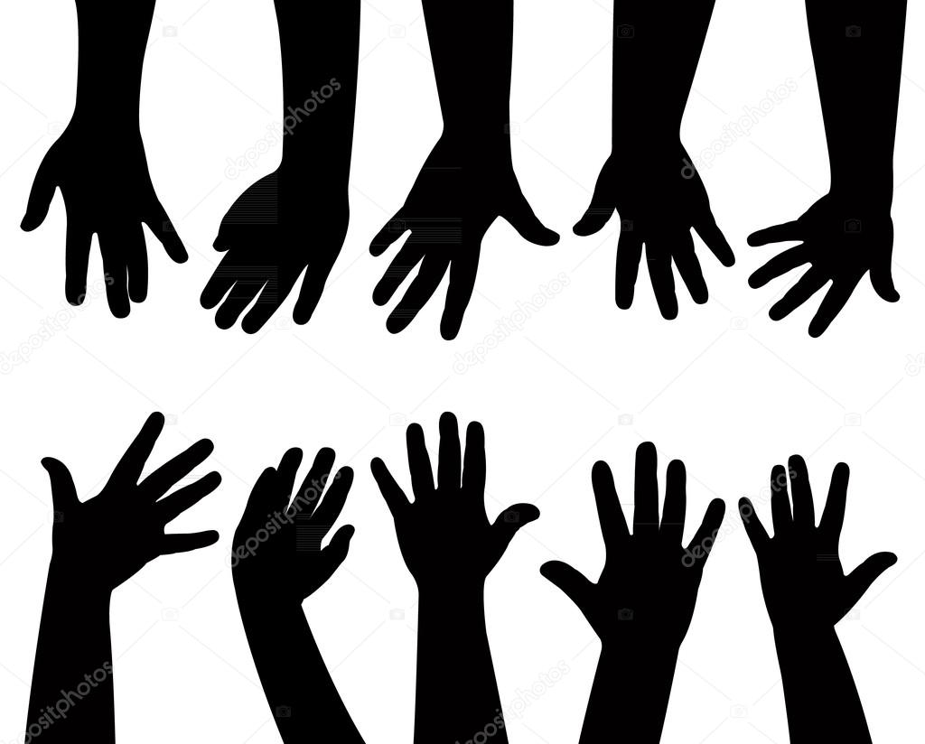 Hands together, vector Stock Vector Image by ©Dr.Art #36012709 Hands together, vector Stock Vector Image by ©Dr.Art #36012709