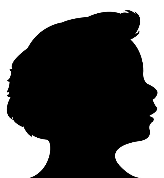 Little Boy Face Silhouette