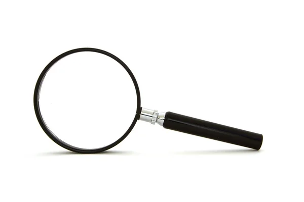 Black round magnifying glass Stock Photos, Royalty Free Black round ...