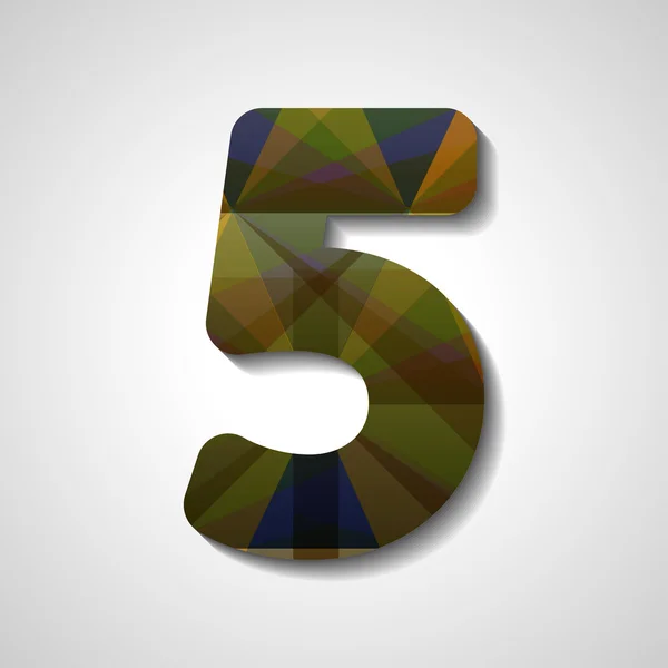 Number 5 from rainbow set — Stock Photo © moneymaker11 #10097976