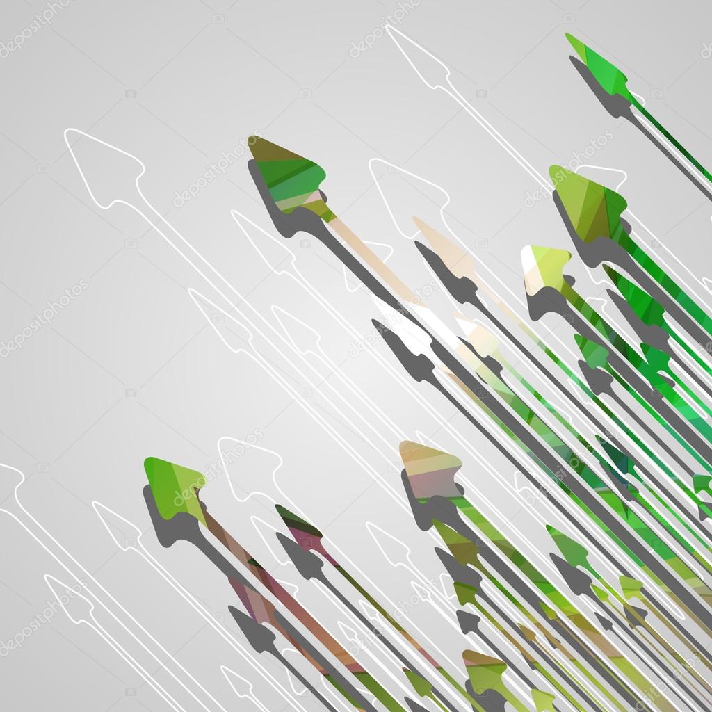 Arrow design background. Stock Vector by ©endpz 39402221