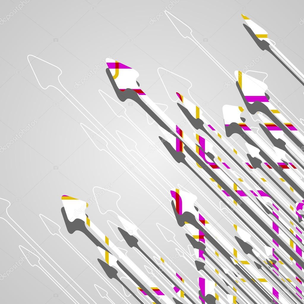 Arrow design background Stock Vector Image by ©endpz #45600115