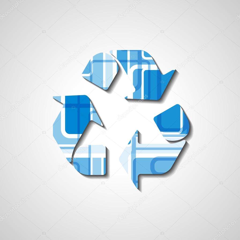 Recycle Symbol, abstract style illustration Stock Vector by ©endpz 47263907