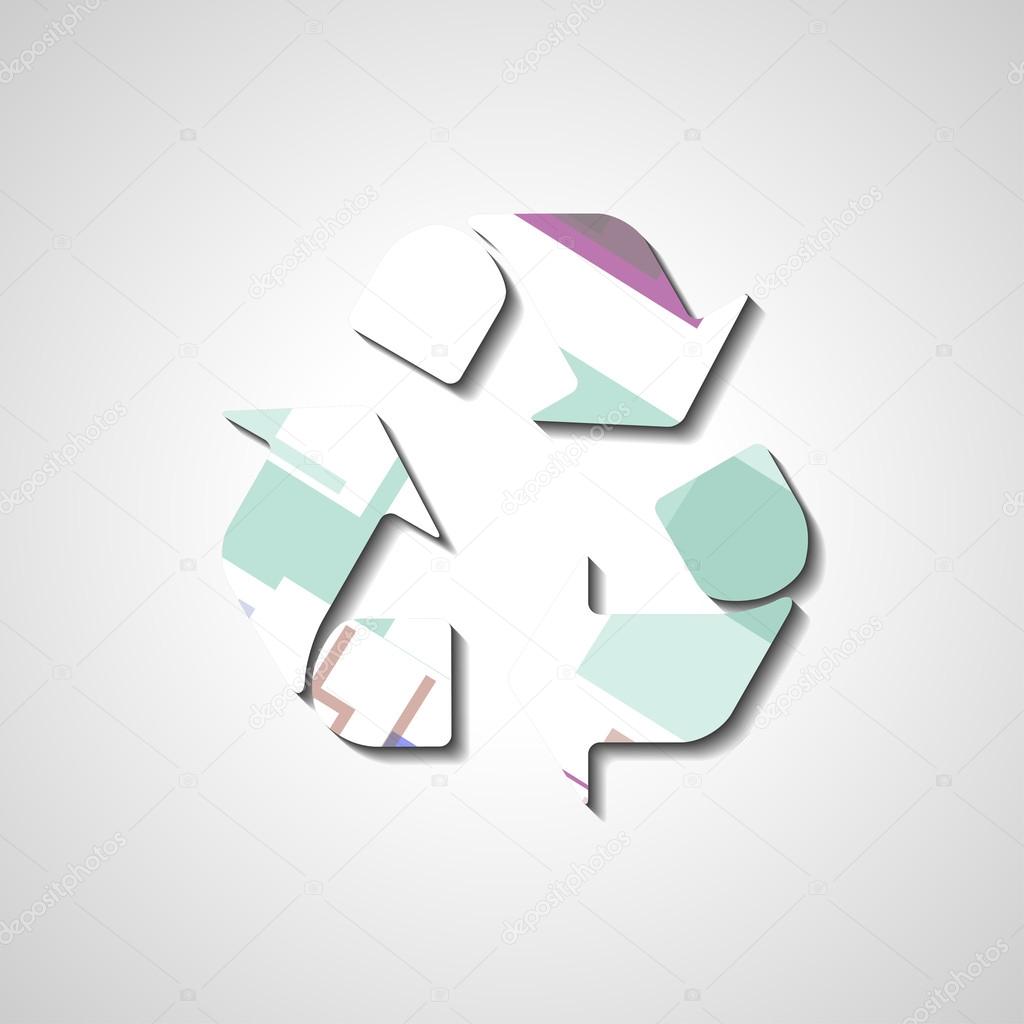 Recycle Symbol, abstract style illustration Stock Vector by ©endpz 51415213