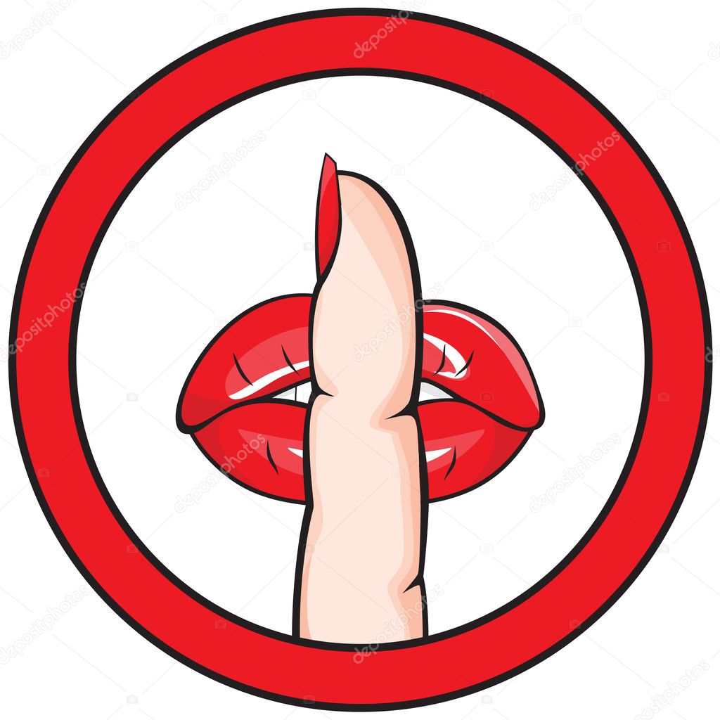 Signo de silencio Vector de stock por ©branchecarica 30550425